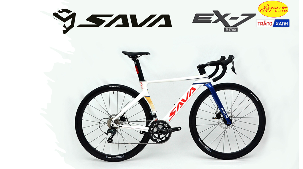Xe đạp đua sava EX7 tiagra 4700